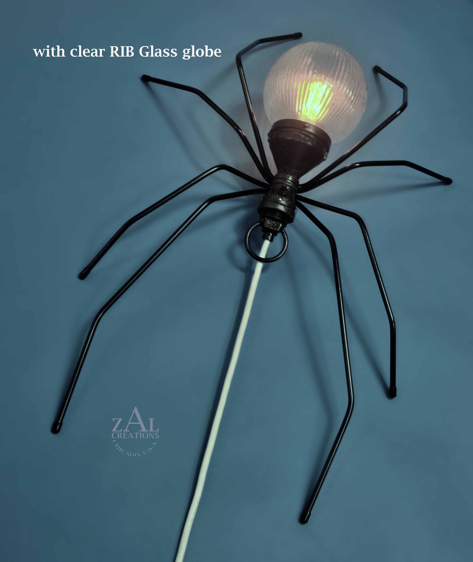 Spider Light. Table Lamp. Wall Light. Pendant Light. Black Widow. Giant ...