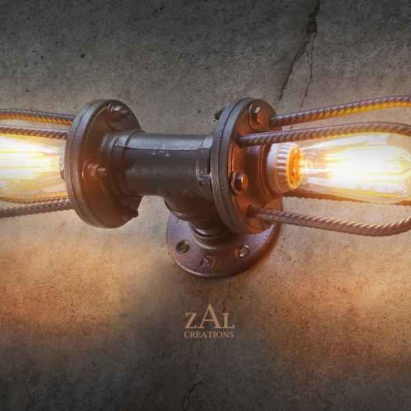 Steampunk Sconce - Etsy