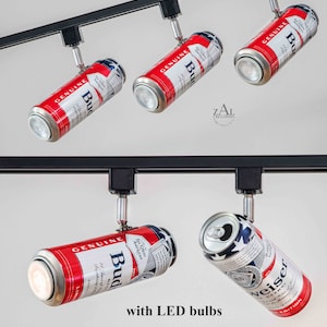 Beer Can Track Lighting Fixture. Track Lights With Track. Aluminum Beer ...