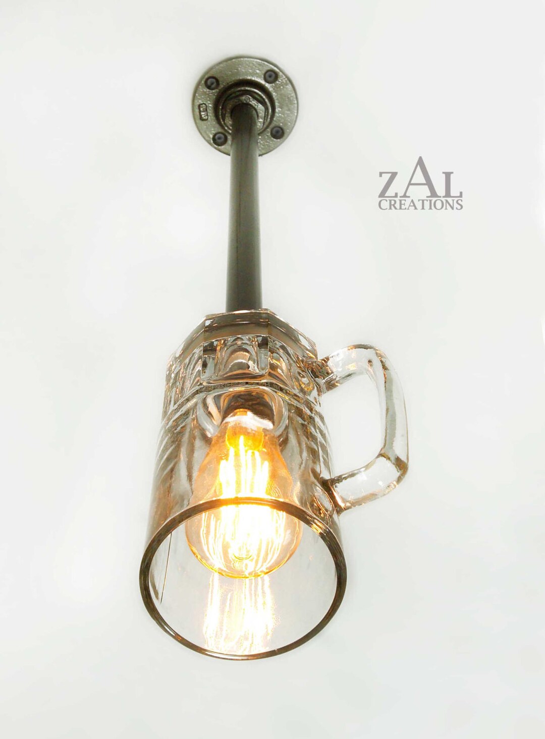 Ceiling Light, Pendant Light, Beer Mug Lamp With Vintage Style Edison ...