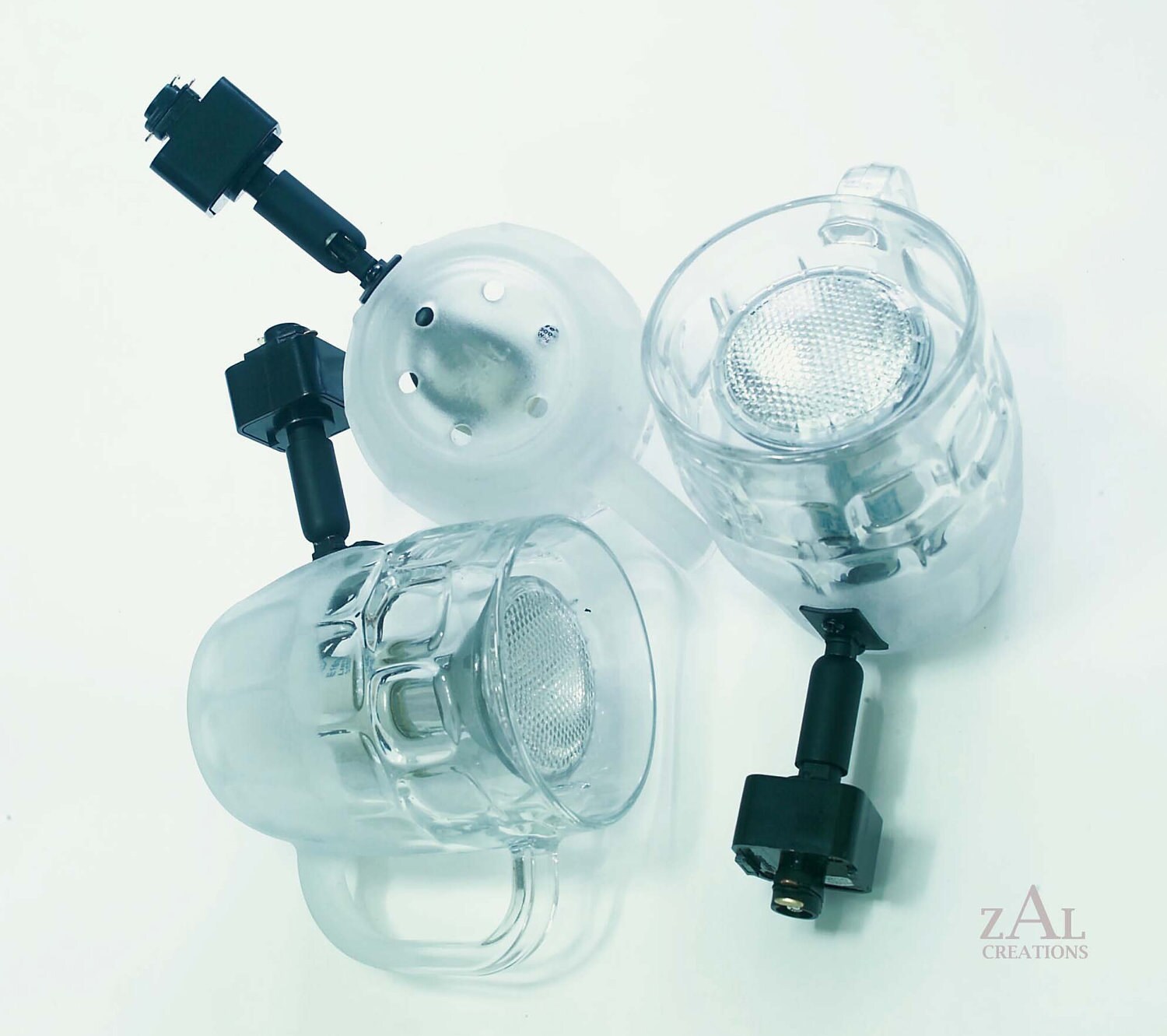 Track Lighting Fixture, Beer Mugs. 3 Track Lights & Track. - Etsy