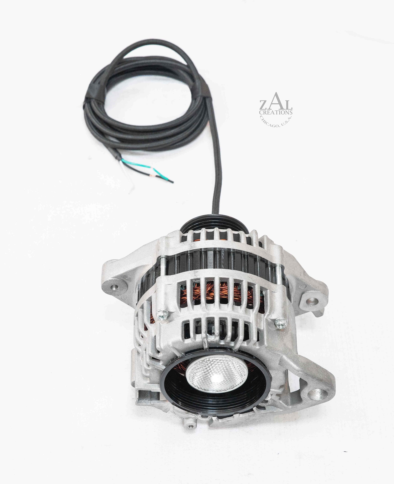 Alternator Pendant Light. Automotive Generator Lamp. - Etsy