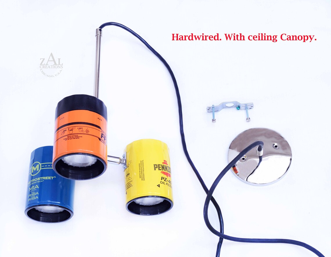 Automotive Oil Filter Pendant Light. Chandelier. - Etsy