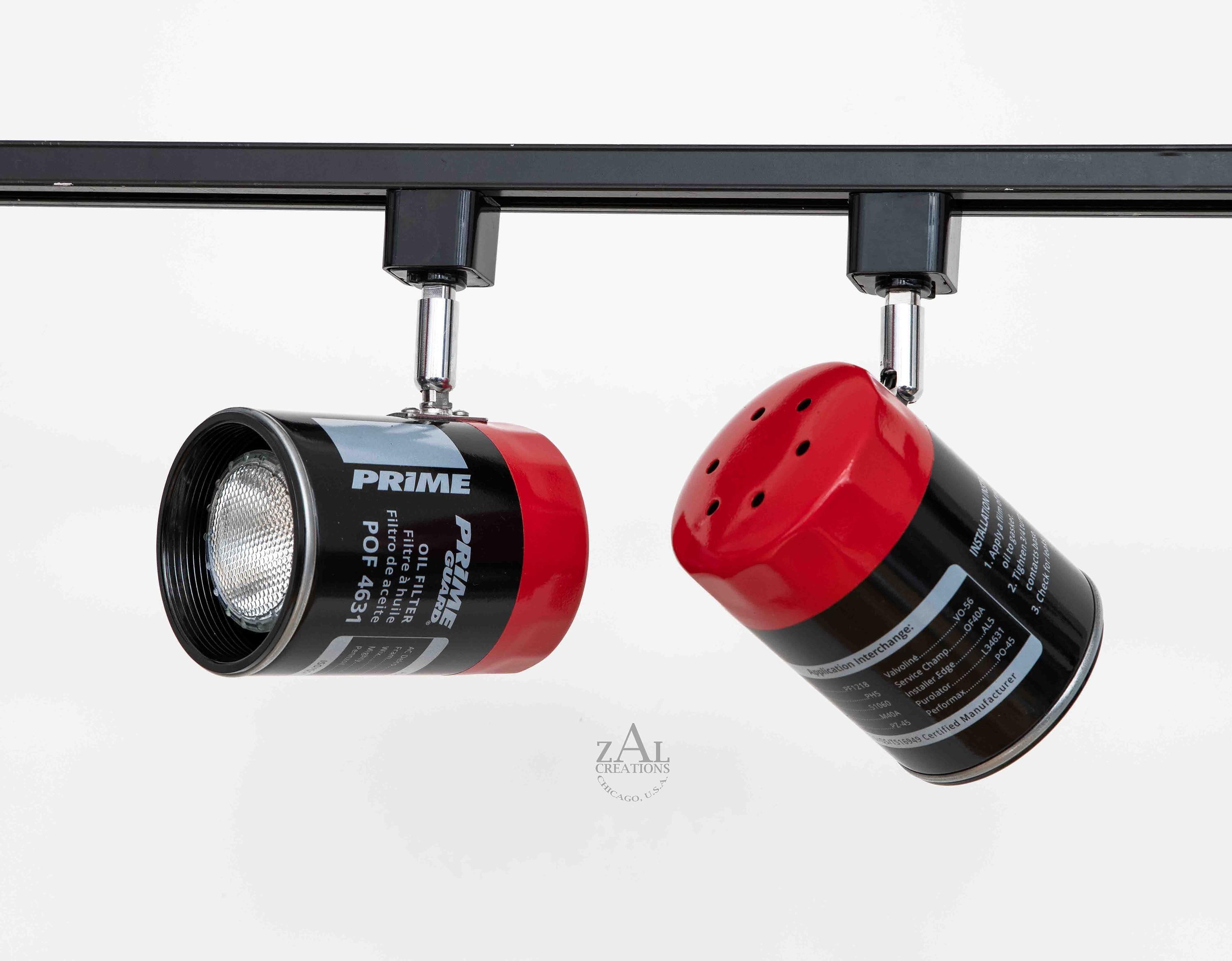 Oil Filter Track Lights and Track. Track Lighting Fixture. Various ...