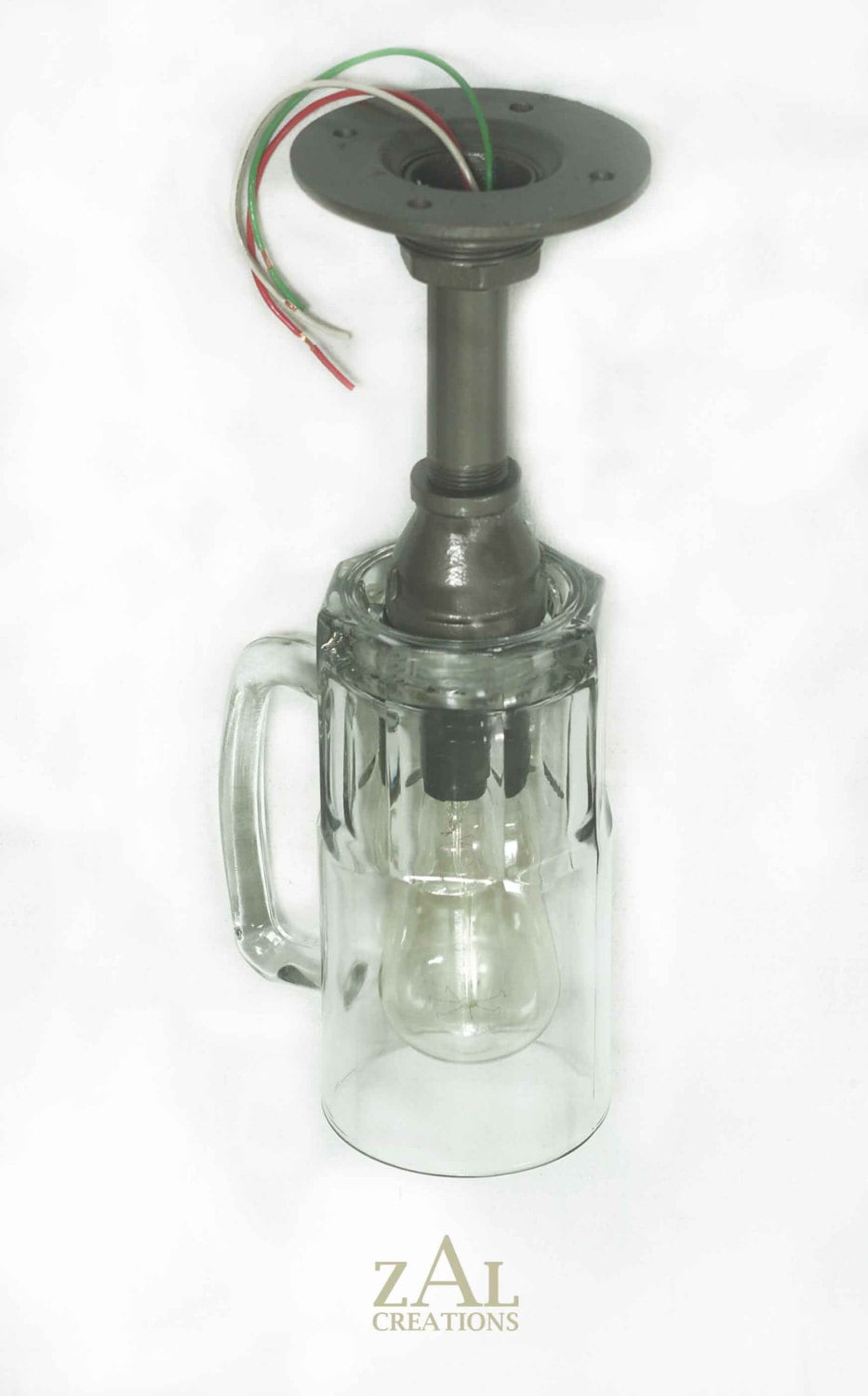 Ceiling Light, Pendant Light, Beer Mug Lamp With Vintage Style Edison ...