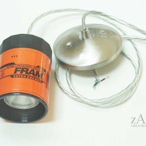 Pendant Light, Oil Filter. - Etsy