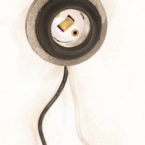 Steampunk Lampholder Black Iron Pipe Lamp Socket With Wire - Etsy