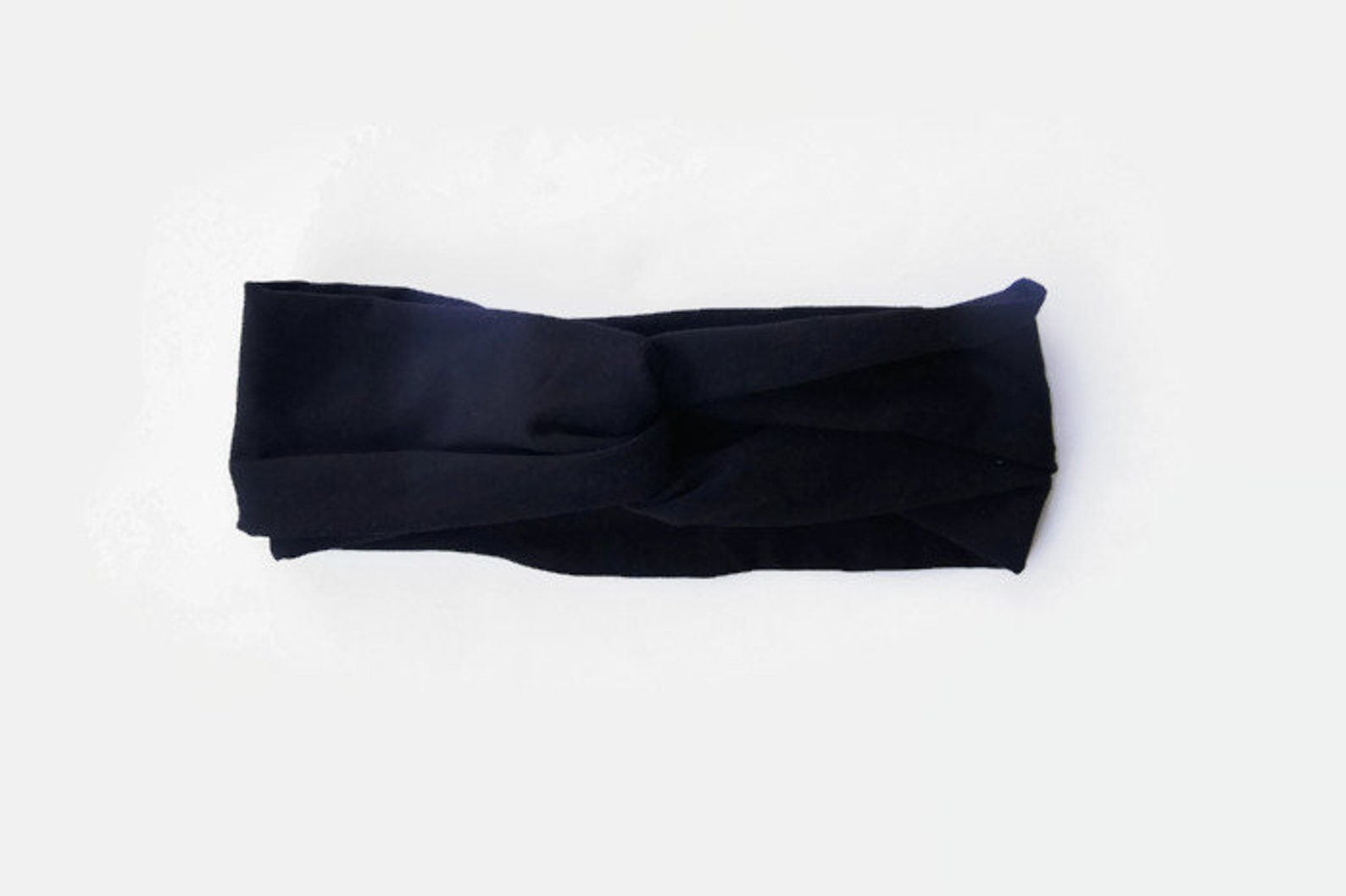 Black Turban Headband Etsy