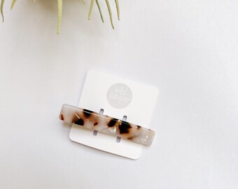 Blonde Tortoise Shell Barrette Tortoise Shell Hair Clip Long Hair ...