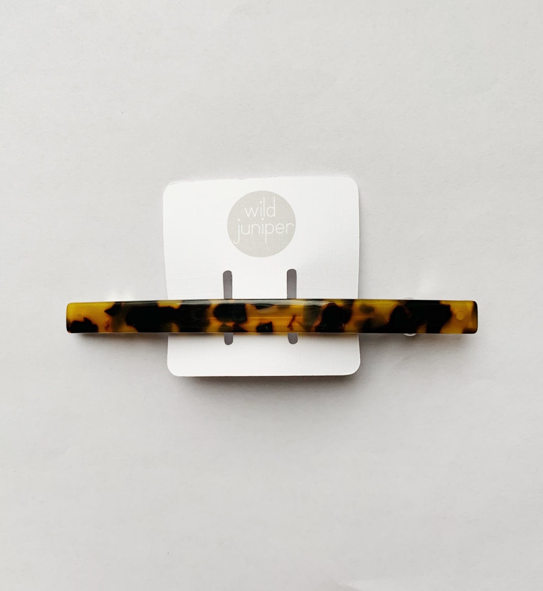 Tortoise Shell Barrette Tortoise Shell Hair Clip Long Hair - Etsy