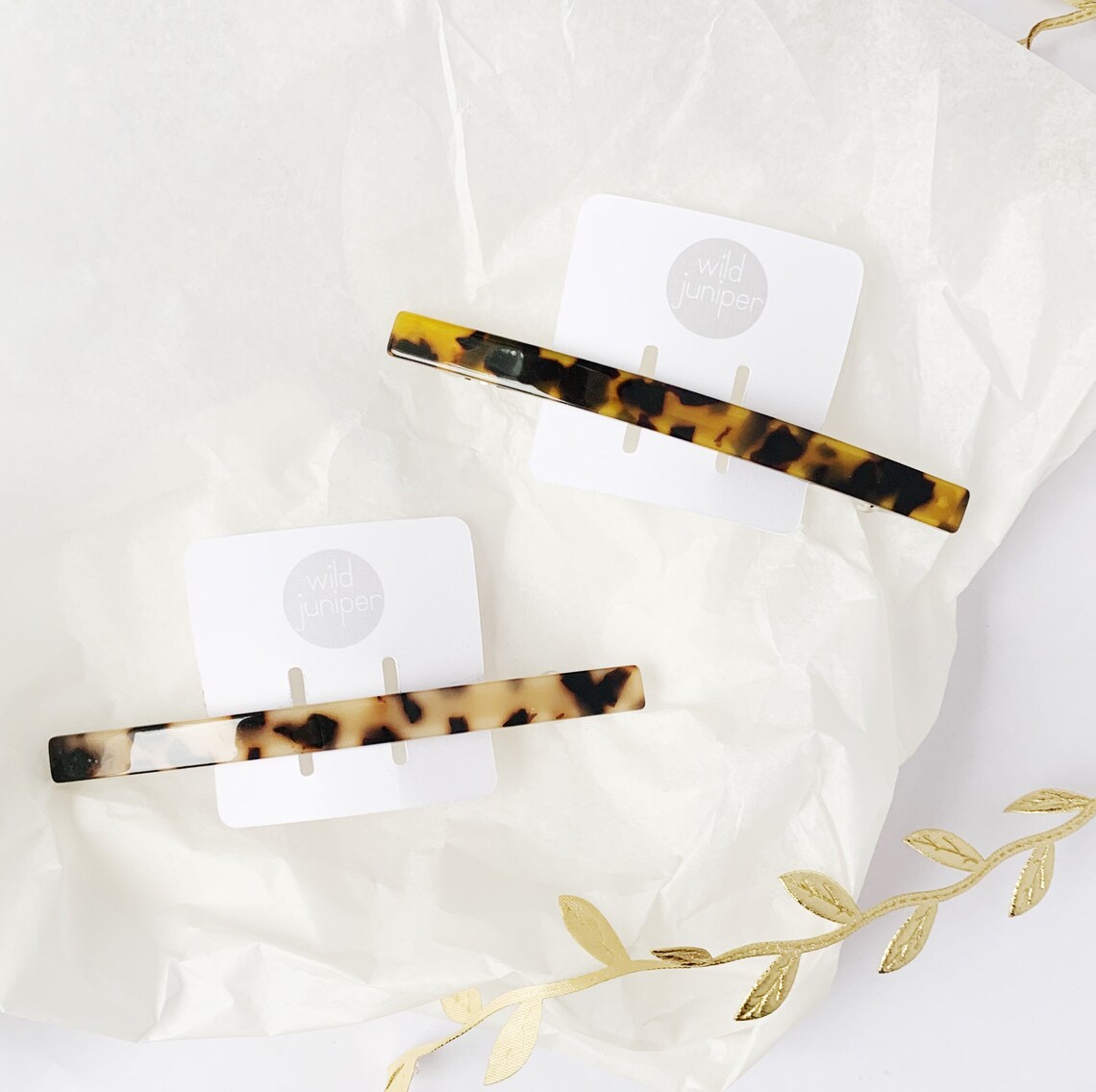 Blonde Tortoise Shell Barrette - Tortoise Shell Hair Clip - Long Hair ...