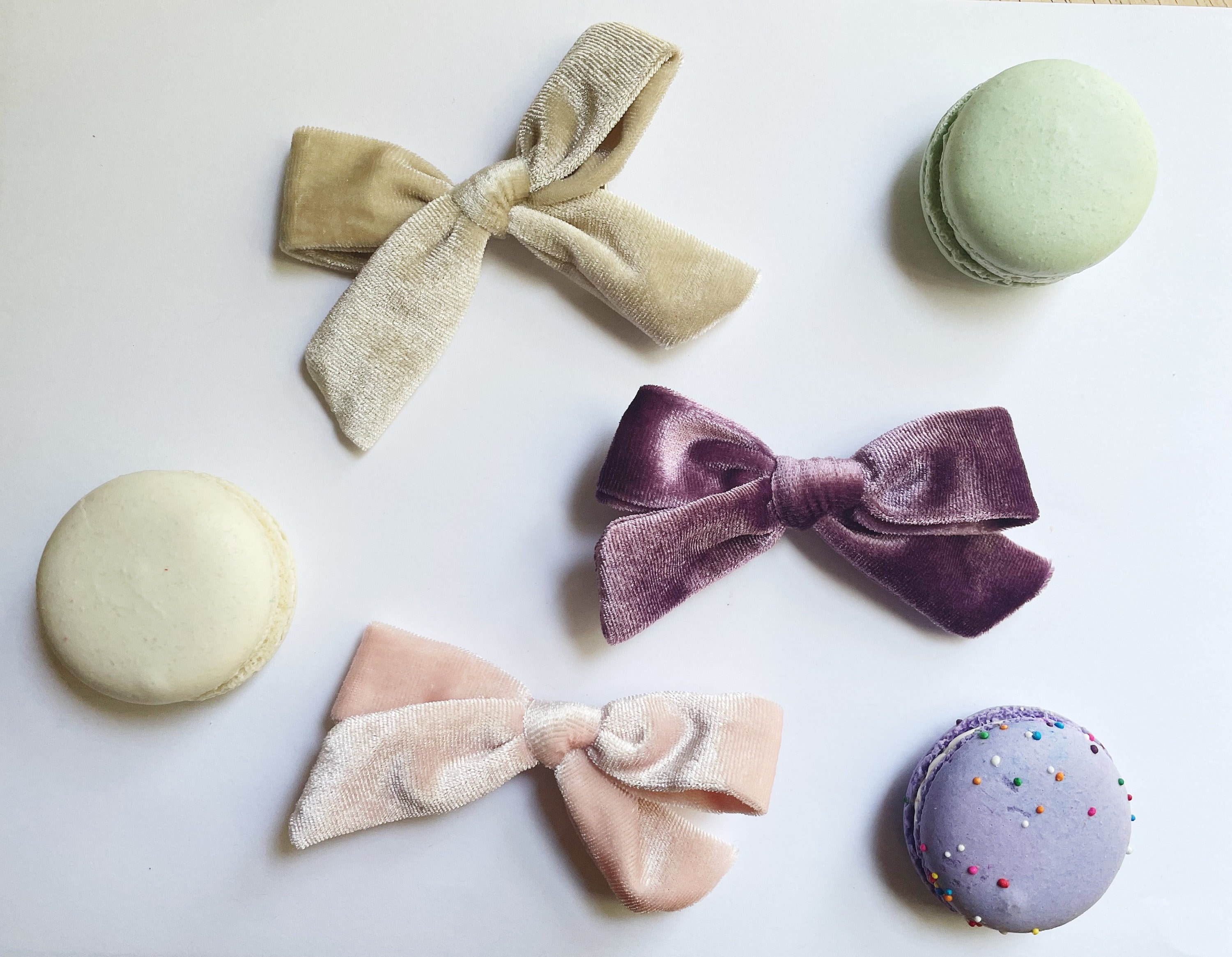 Baby Girl Velvet Bow Headband - Velvet Headband - Gift for Baby Girl ...