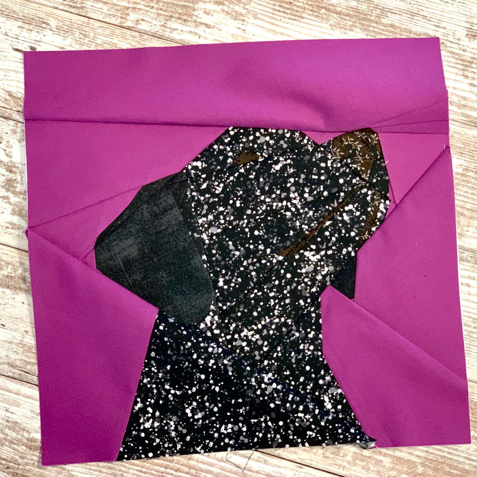 FPP Labrador Pattern Foundation Paper Piecing Labrador | Etsy