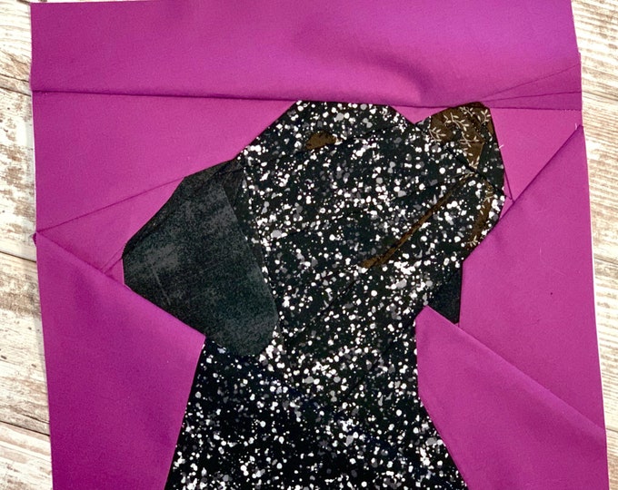 FPP Labrador Pattern, Foundation Paper Piecing Labrador Pattern, Dog ...