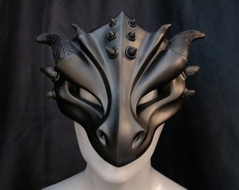 Dragon's Gaze: Dragon Mask, Enchanting Eyes, Intricate Design ...