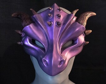 Gold Dragon Mask - Etsy