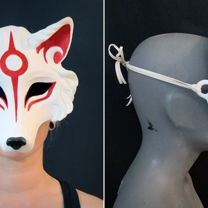 Okami Wolf Mask, Made-to-order - Etsy