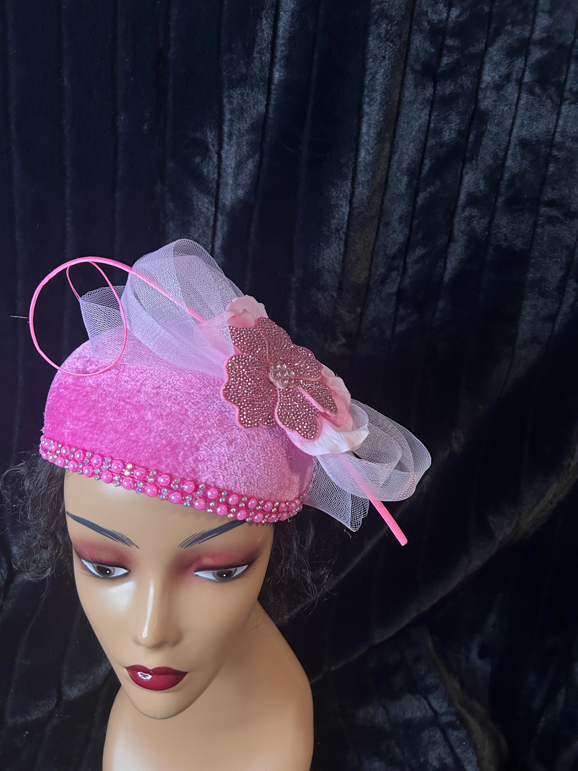 Pink Church Hat - Etsy