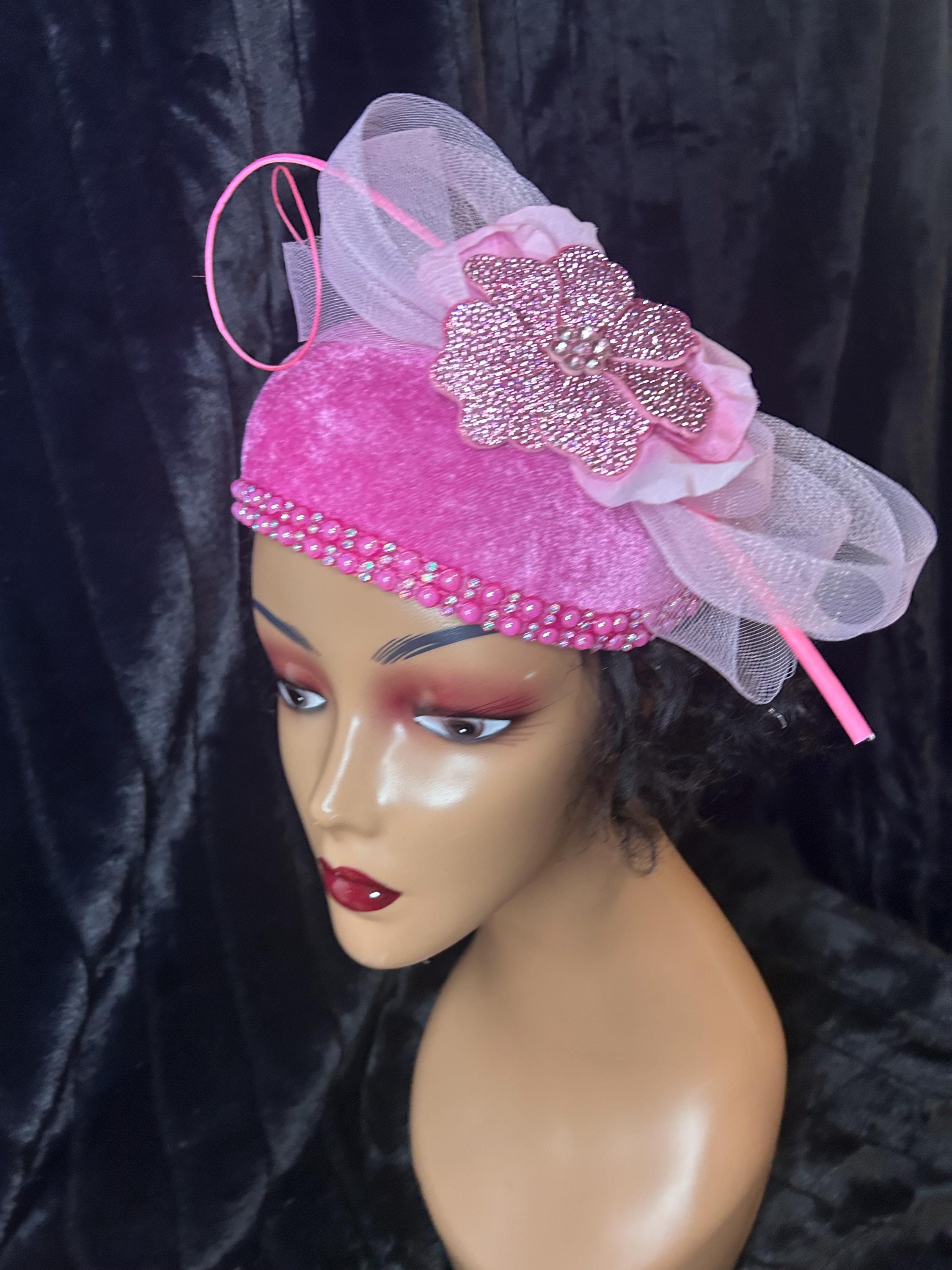 Pink Church Hat - Etsy