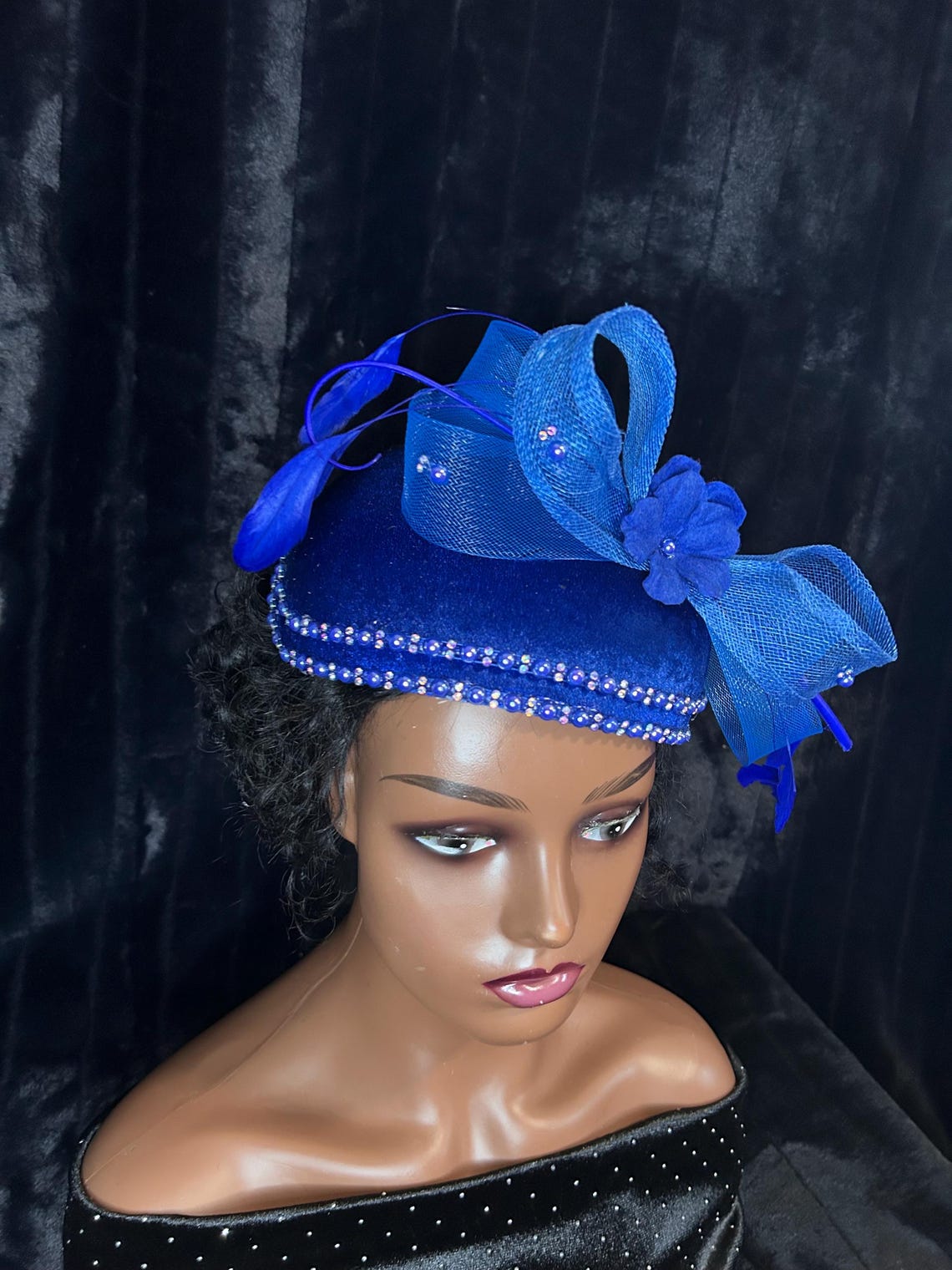 Royal Blue Church Hat - Etsy