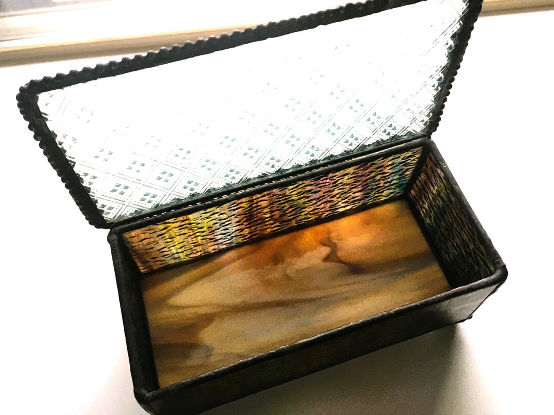 Stained Glass Jewelry Box|diamonds Are a Girl's Best Friend|multi ...