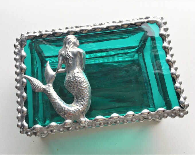 Stained Glass Mermaid Jewelry Box|mermaid Gift|small Mermaid Box ...