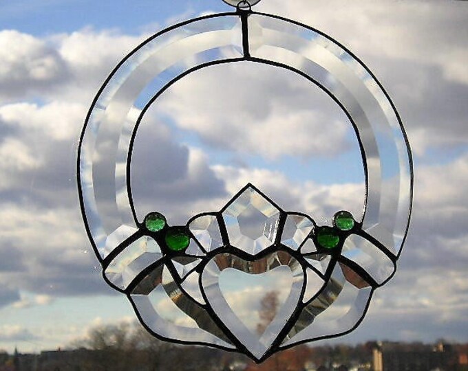 Stained Glass Claddagh - Etsy