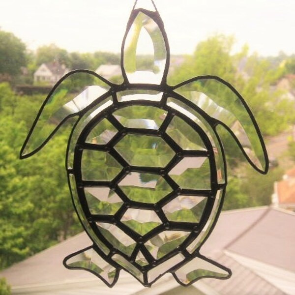 Turtle Stained Glass - Etsy