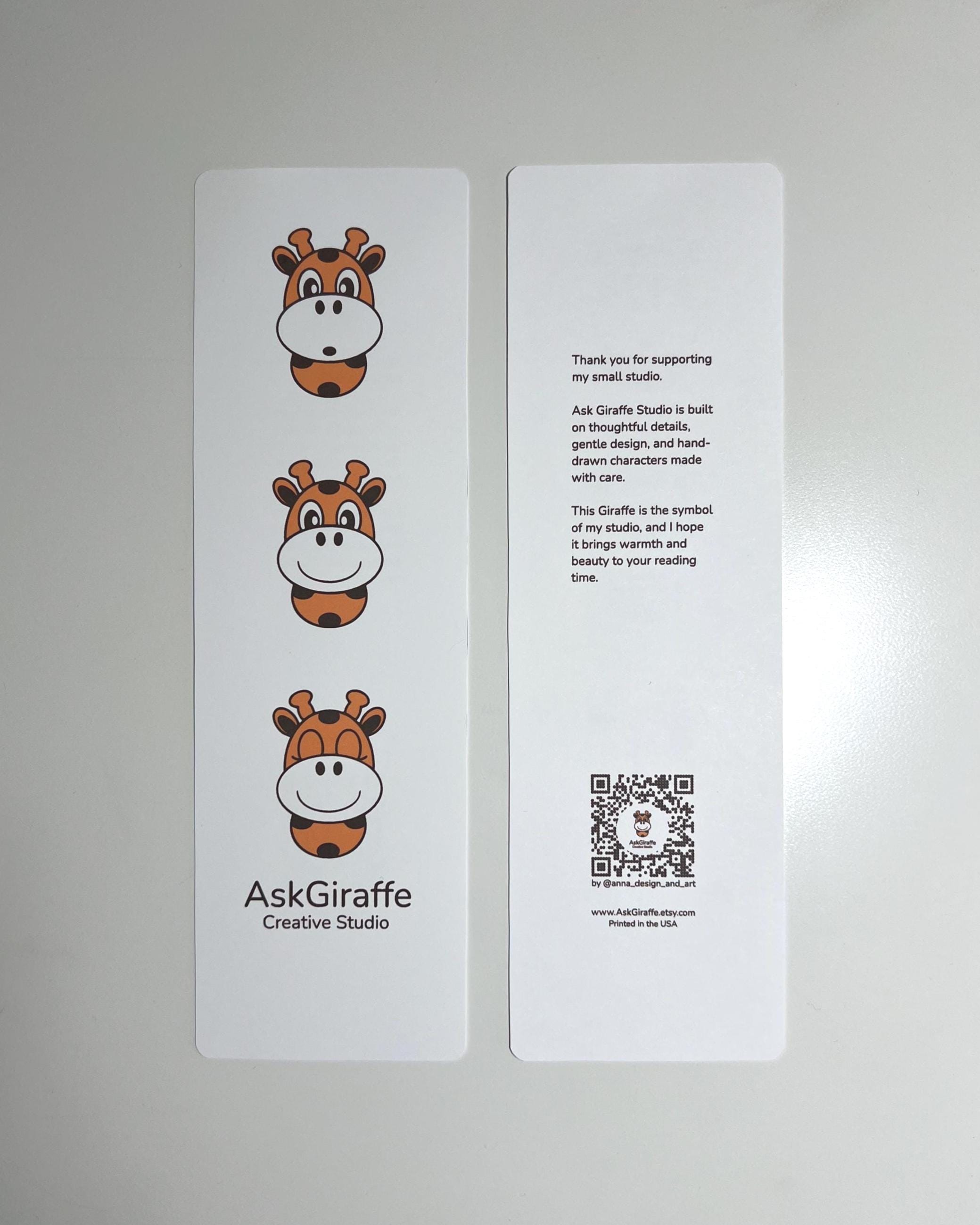Personalized Bookmark Set With Logo, Custom Printed Bookmarks, QR Code ...