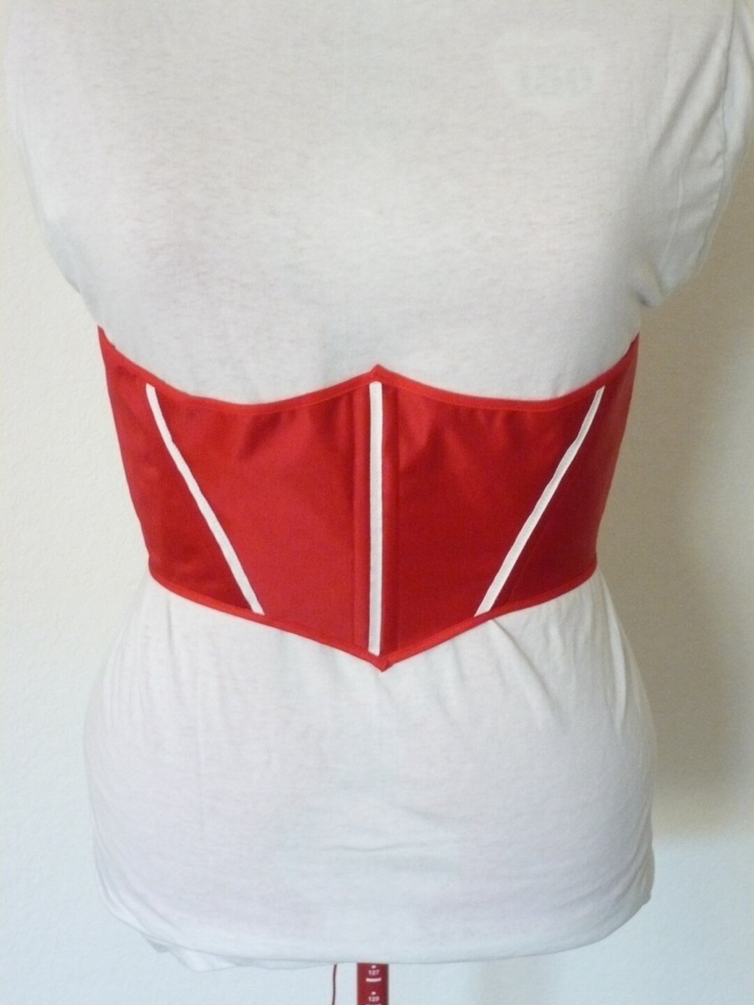Mary Poppins Jolly Holiday Inspired Red Corset Waist Cummerbund Made-to ...
