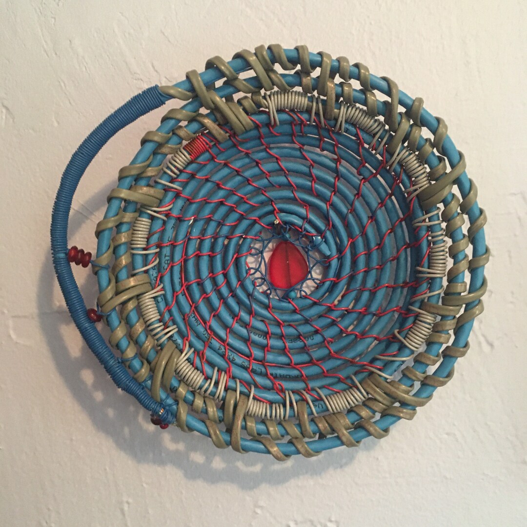 Zen Basket Made From Reclaimed Materials. - Etsy