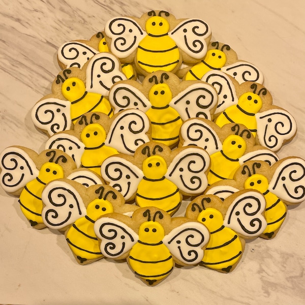 Bee Cookies - Etsy