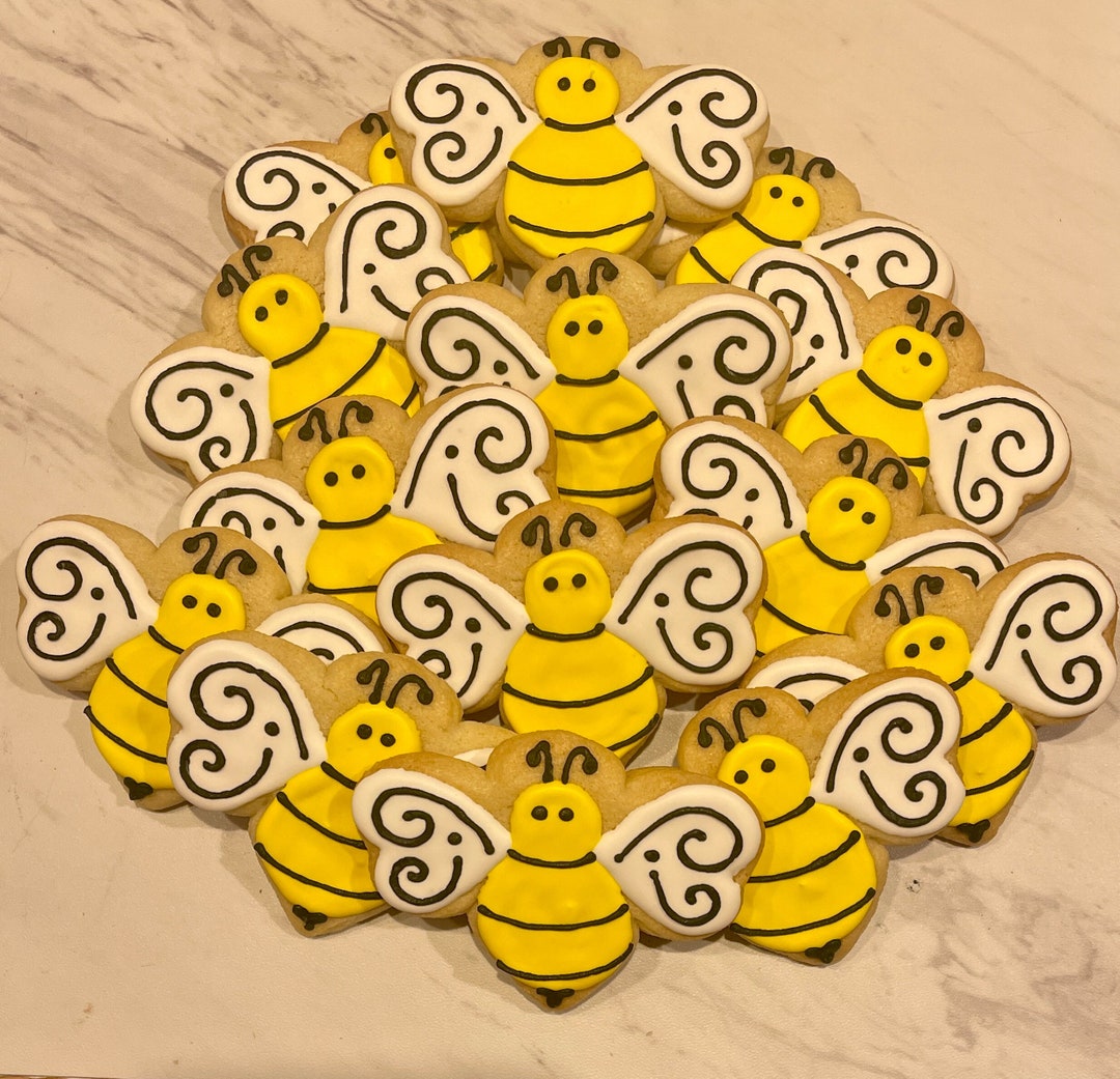 14 Count Bumble Bee Cookies - Etsy