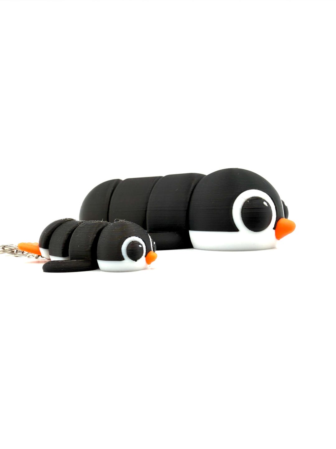 3D Printed Penguin Fidget Toy | Articulated Desk Pet & Keychain - Etsy