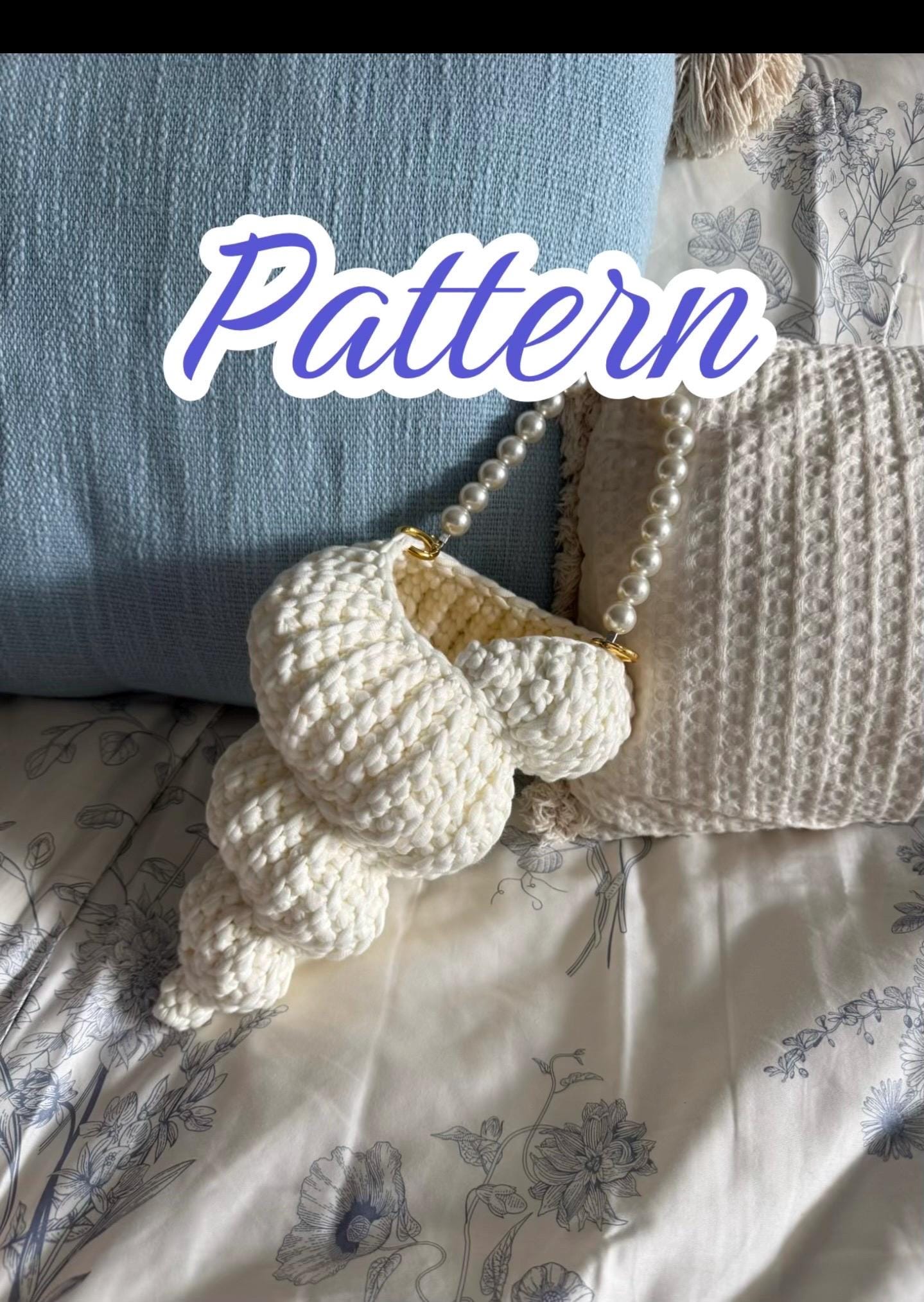 PATTERN— Crochet Shell Bag Pattern, Spiral Seashell Handbag, Summer ...