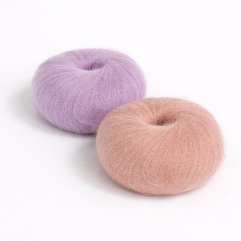 Super Kid Mohair Silk Yarn, Mulberry Silk Lace Yarn, Fluffy Knitting ...