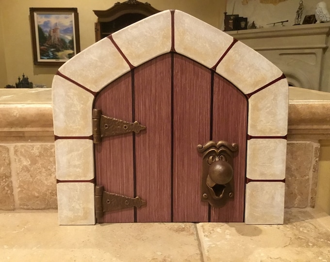 Inspired by Alice in Wonderland mini Alice in Wonderland Door bronze - Etsy