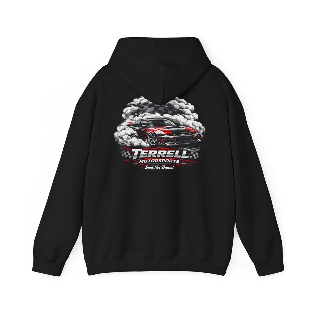 Terrell Motorsports Logo Hoodie | Racing Car Smoke Back Graphic - Etsy