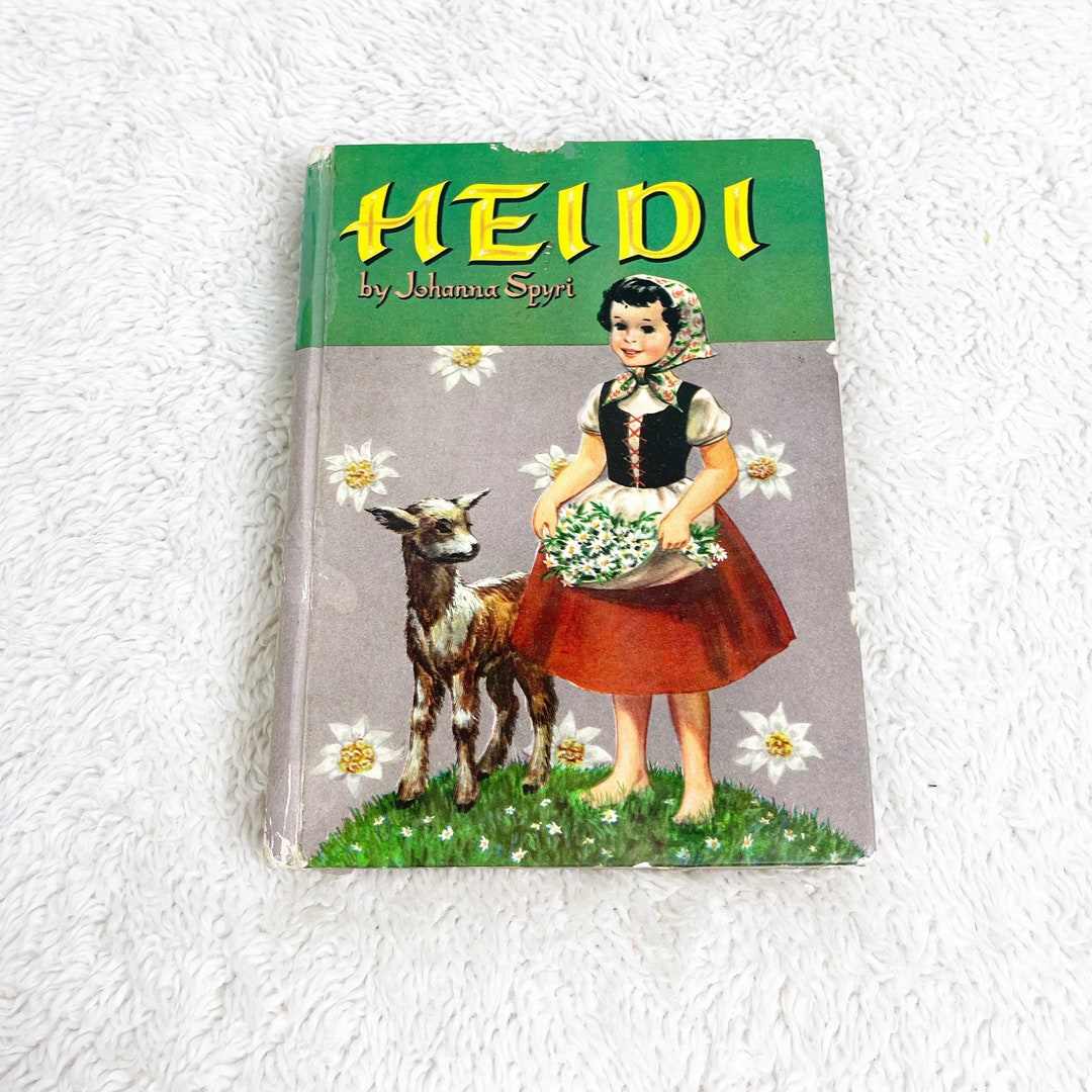 Vintage Whitman Classic Books HEIDI by Johanna Spryi 1960s - Etsy