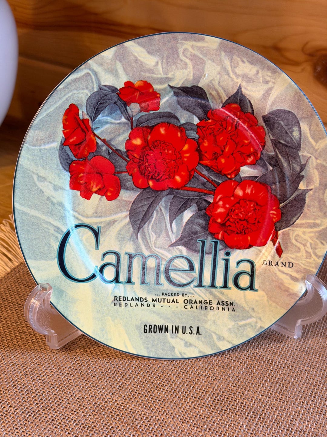 Oneida Vintage Label Collection Camellia Collectable Plate - Etsy