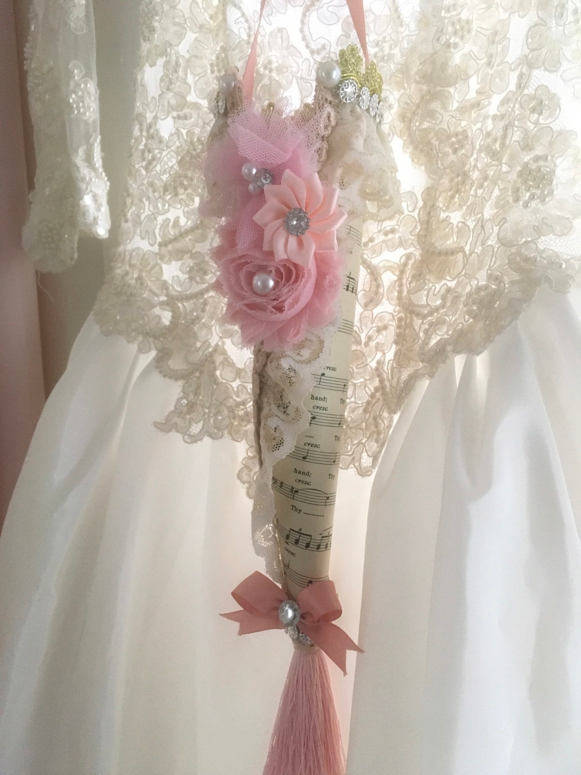 Victorian Christmas Tussie Mussie French Style Paper Cone - Etsy