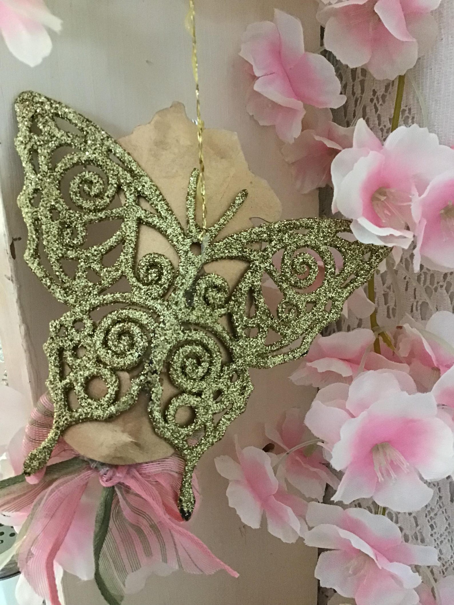 Handmade Flower Fairy Ornament: Whimsical Garden Decor - Etsy