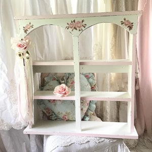 Shabby Pink Shelf, Large Display Rack, Kitchen Shelf, Bathroom Shelf ...
