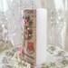 Shabby Victorian Bunny Flameless Candle, Pink Roses, Easter Decor ...