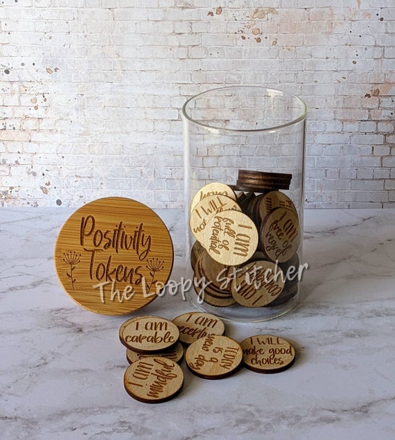 Positivity Tokens Affirmation Self-confidence Self-esteem - Etsy