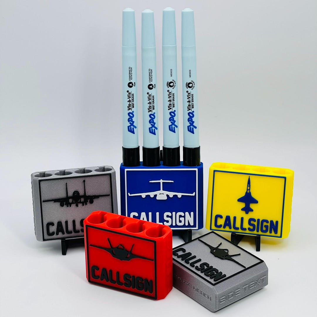 Vis-a-vi Wet Erase Jet Aircraft Marker Holder - Etsy
