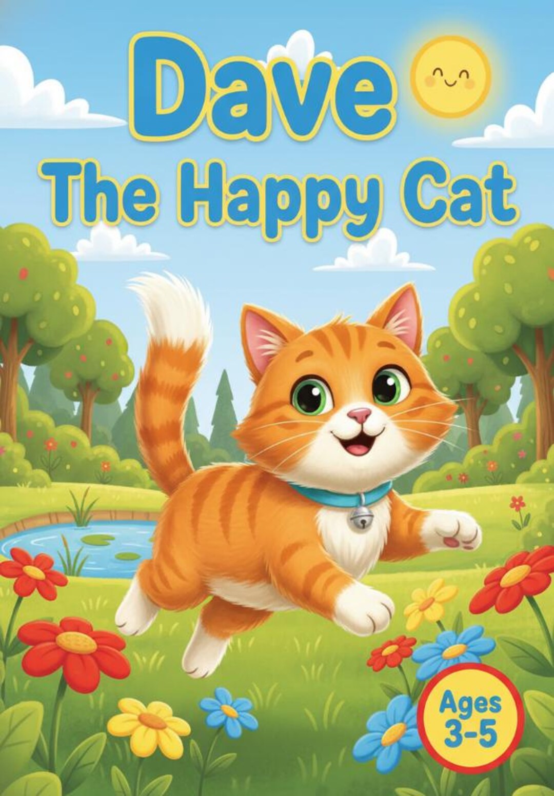 Dave the Happy Cat + Kids Printable PDF + Ages 3-5 Years Old Preschool ...