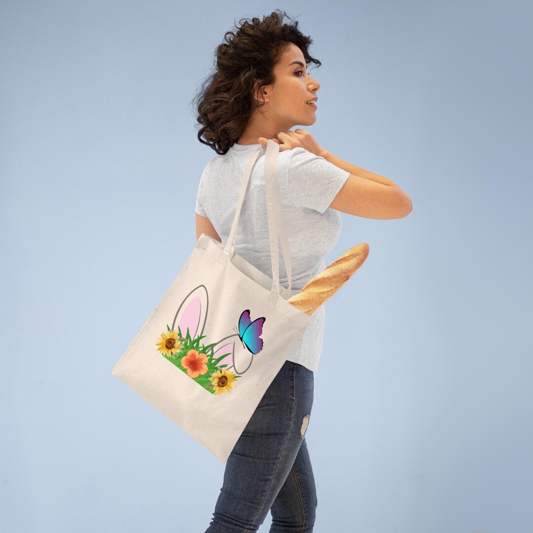 Easter Bunny Ears Tote Bag - Etsy