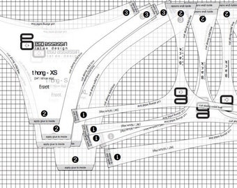 Thong Pattern - Etsy
