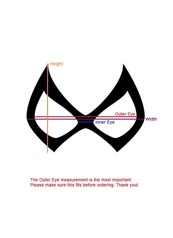 Marvel Black Cat Mask Template